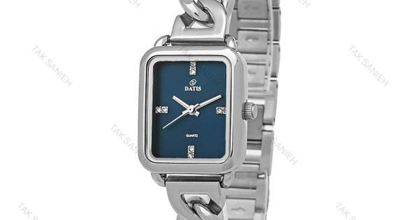 قیمت ساعت مچی داتیس زنانه مستطیلی صفحه سرمه ای بند کارتیه ای Datis-7226-L